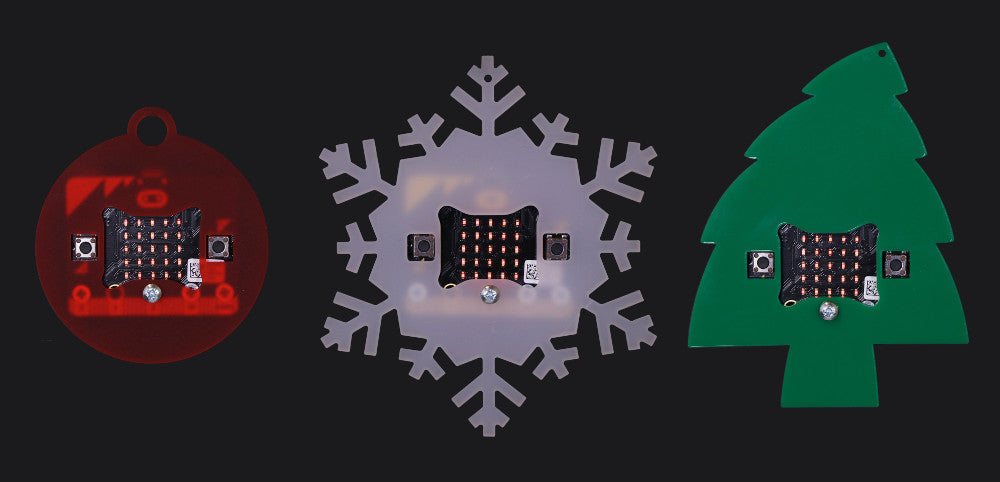 MI:power microbit Christmas Baubles – Kitronik Ltd