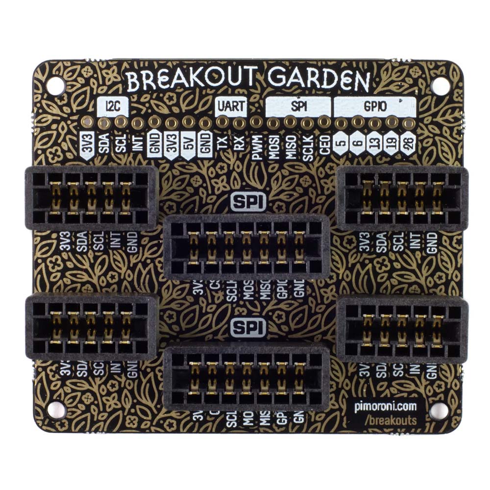 Pimoroni Breakout Garden For Raspberry Pi I2c Spi Kitronik Ltd
