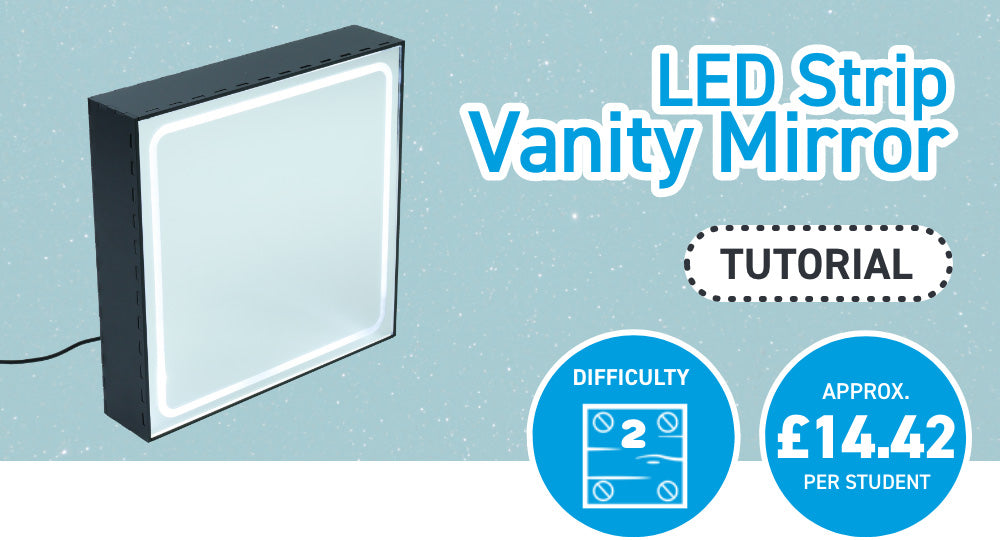 Value Acrylic Vanity Mirror with LED lighting – Kitronik Ltd