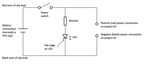 Adding a Power Supply and LED to your Project Kit – Kitronik Ltd