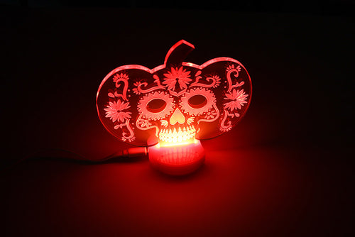 Laser Cut Edge-Lit Sign For Halloween 2020 – Kitronik Ltd