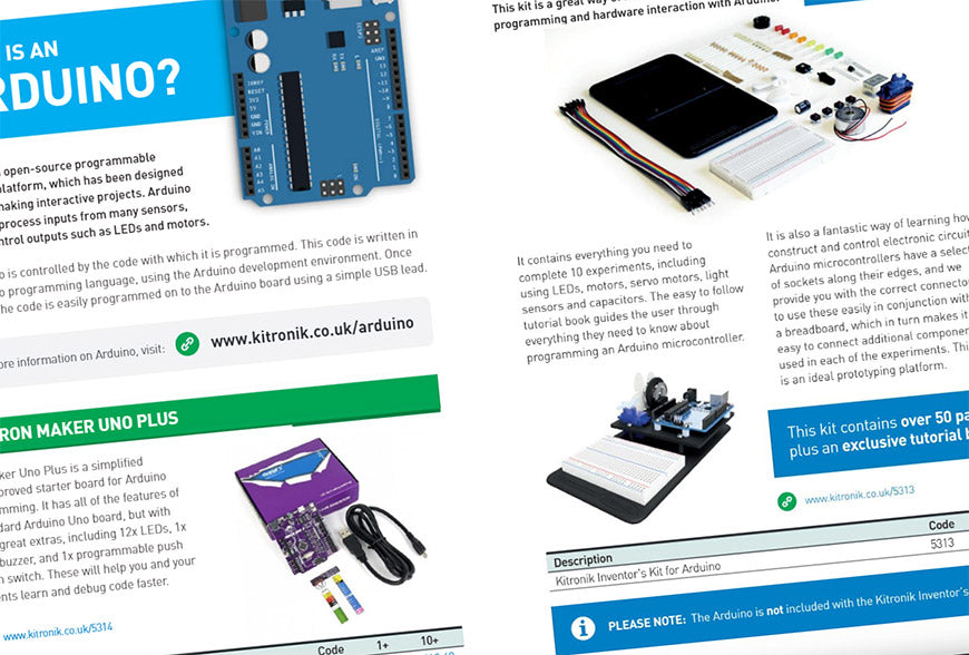 STEM Products Spring 2019 Update Flyer – Kitronik Ltd