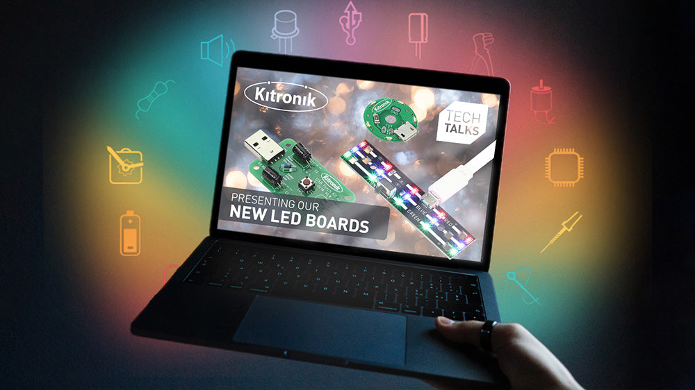 Tech Talk - New Lighting Kits & Modules - Thurs 8th Dec @ 10:30AM GMT – Kitronik Ltd