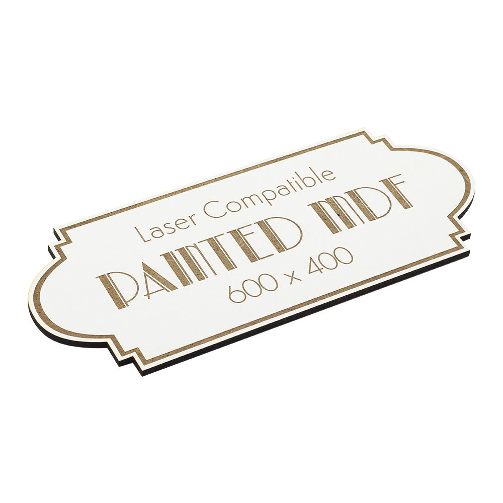 3mm Laser Compatible White Painted MDF, 400mm x 400mm sheet – Kitronik Ltd