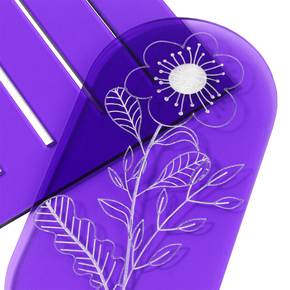 Violet (Purple) Tinted Acrylic Sheet (Cast) 3mm x 600mm x 400mm ...