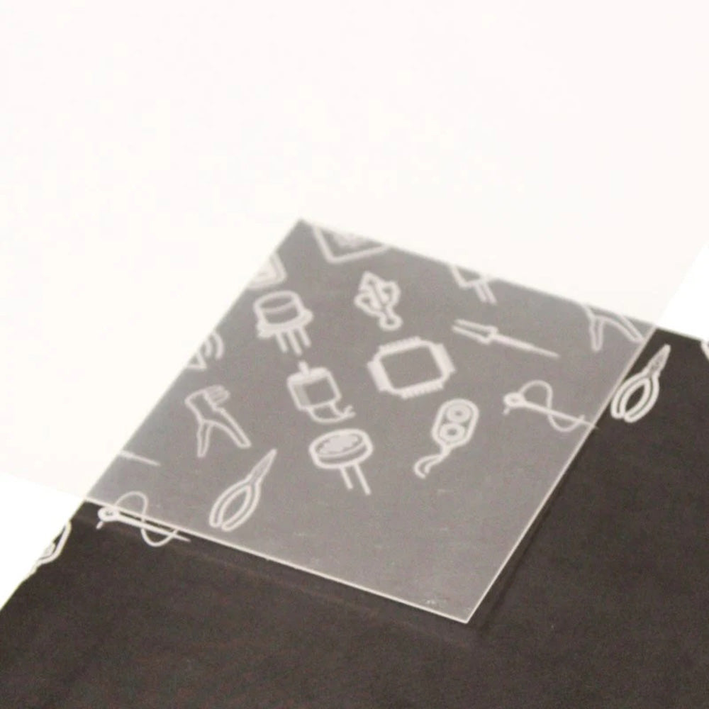 Clear Polypropylene Sheet 0.35mm x 1100mm x 650mm – Kitronik Ltd