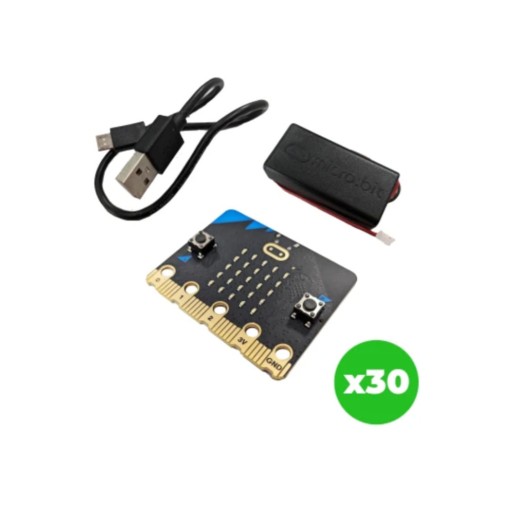BBC micro:bit Next Gen Pack (pack of 30 Micro:bits + accessories ...