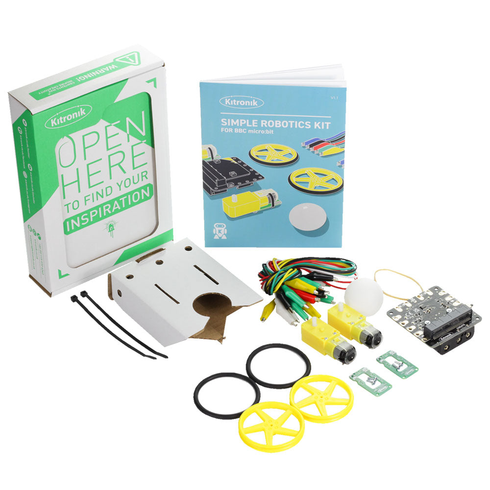 Kitronik Simple Robotics Kit for the BBC micro:bit – Kitronik Ltd