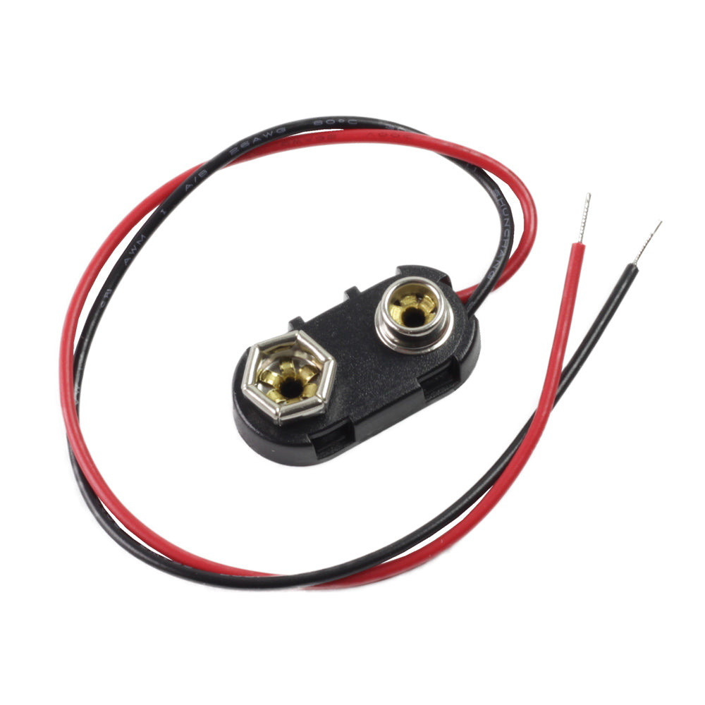 PP3 Battery Clip Lead (Heavy Duty) – Kitronik Ltd