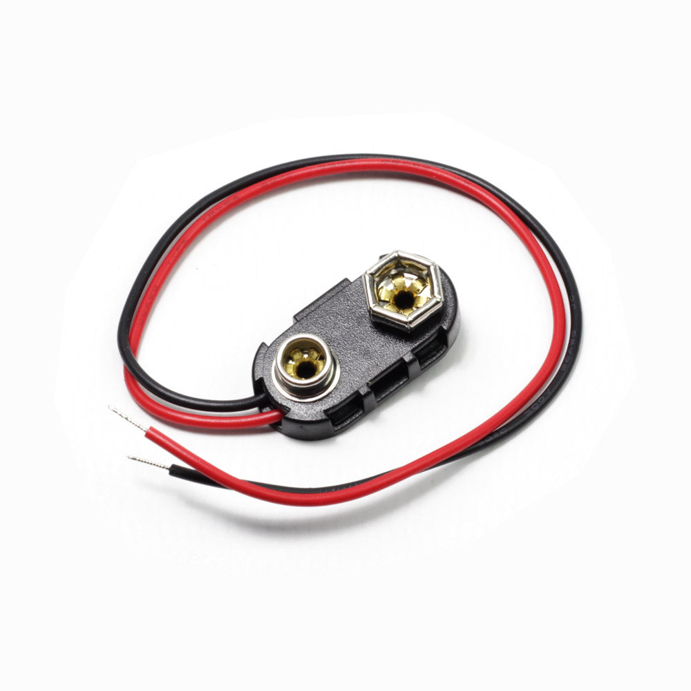 PP3 Battery Clip Lead (Heavy Duty) – Kitronik Ltd