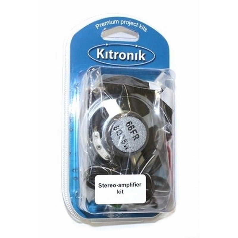 Kitronik Retail Pack - Stereo Amplifier Kit – Kitronik Ltd