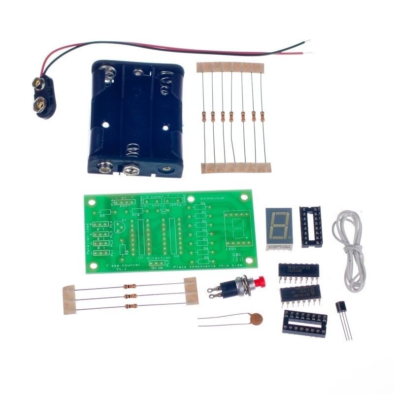 Kitronik 7 Segment LED Display Kit – Kitronik Ltd