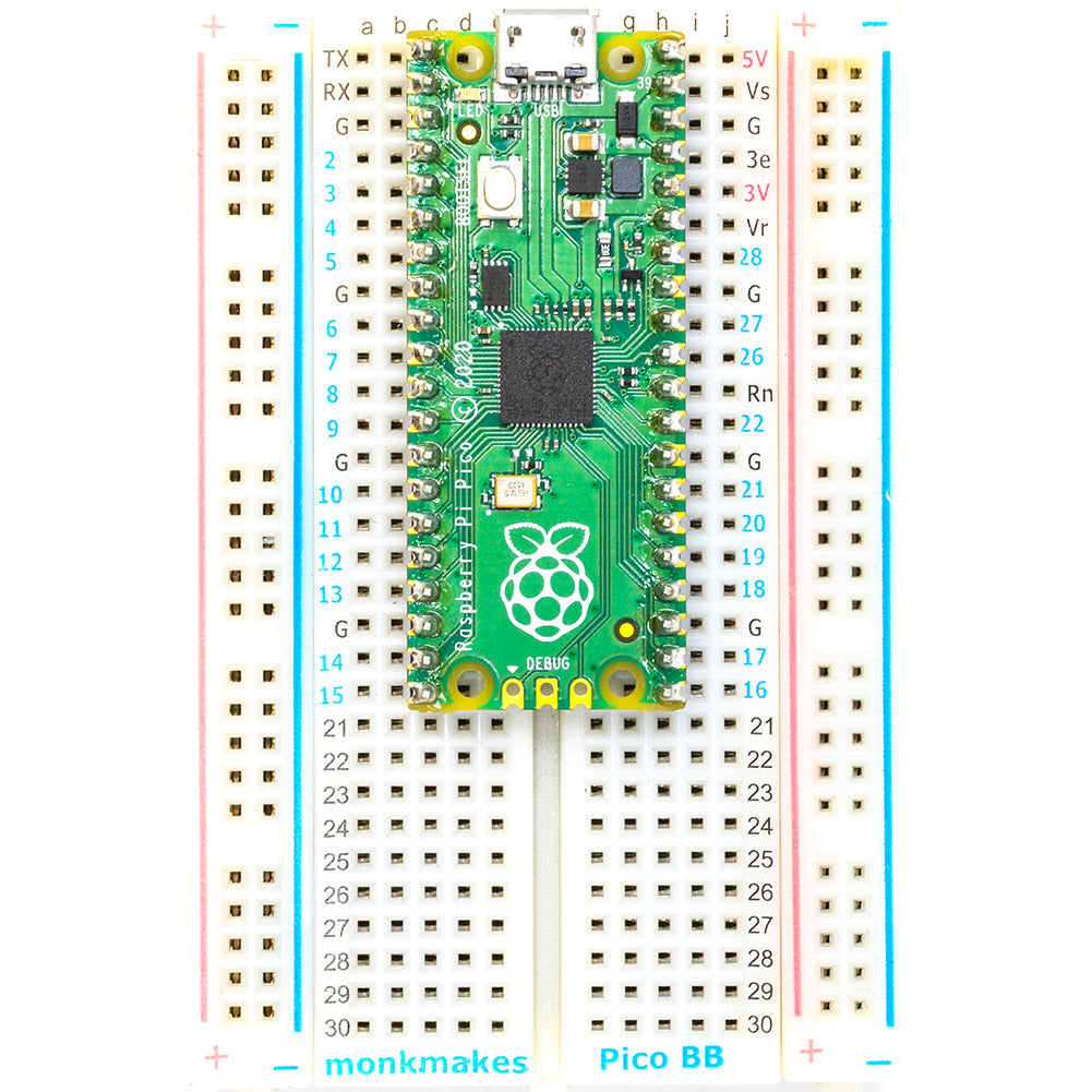 Monk Makes Breadboard for Pico – Kitronik Ltd