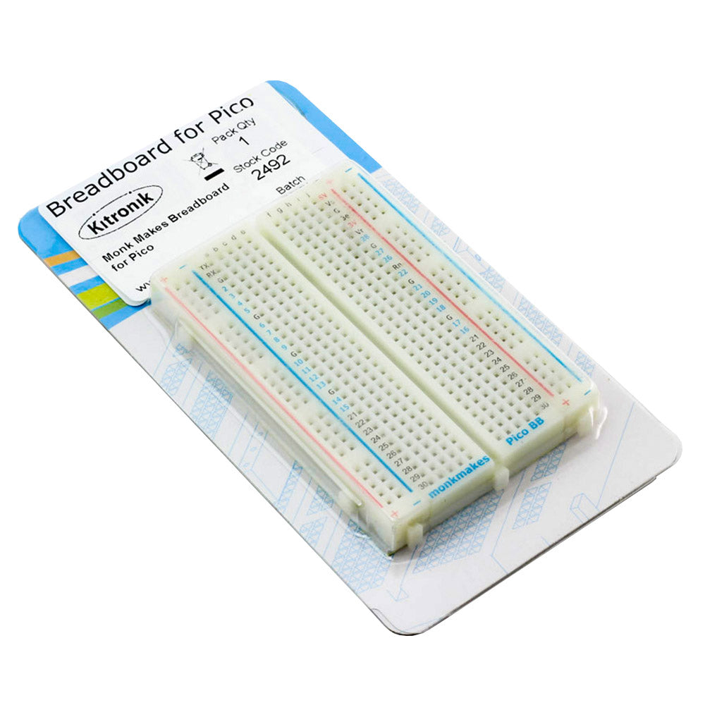 Monk Makes Breadboard for Pico – Kitronik Ltd