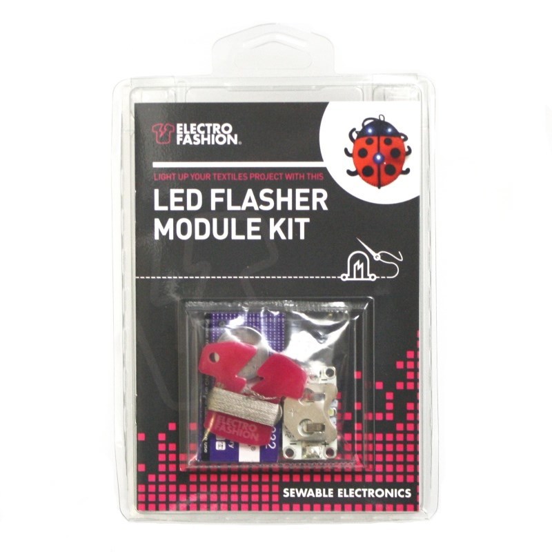 Electro-Fashion, LED Flasher Module Kit – Kitronik Ltd