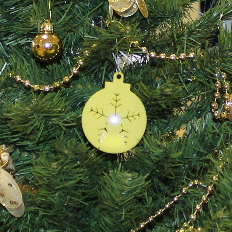 Sewable Miniature Coin Cell Holder + FREE Foam Bauble – Kitronik Ltd