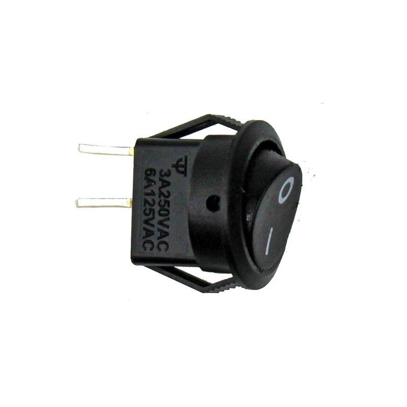 SPST 15mm Mini Round Rocker Switch, pack of 10 – Kitronik Ltd