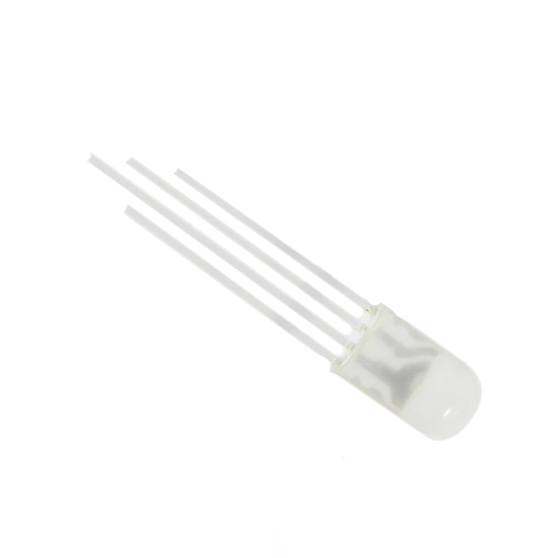 RGB 5mm Diffused LED - 60deg - 1000mCd - Cmn Cathode – Kitronik Ltd