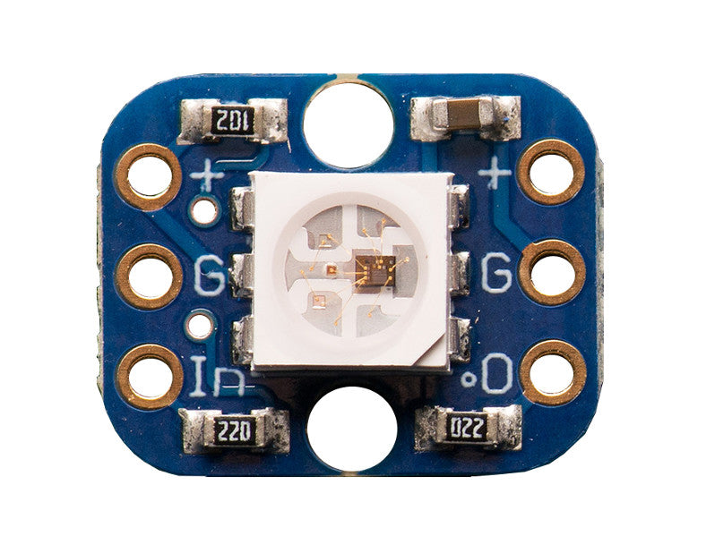 Breadboard-friendly RGB Smart NeoPixel - Pack of 4 – Kitronik Ltd