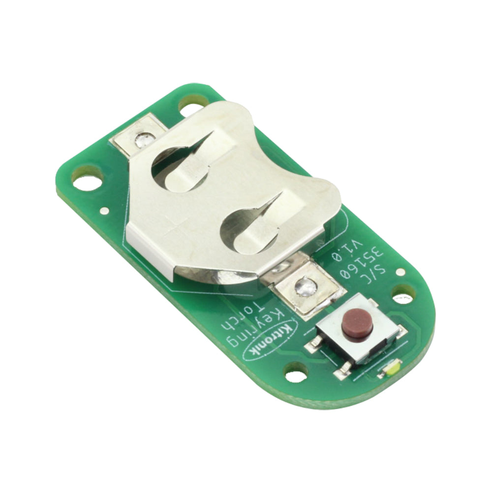 Kitronik White LED Keyring Torch, Pre-built – Kitronik Ltd