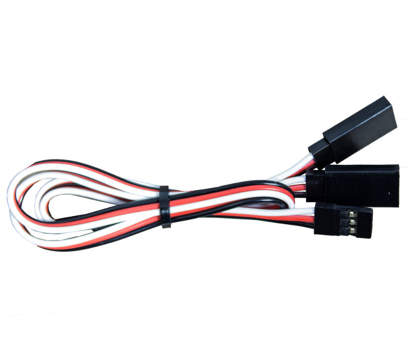 30cm 2x Male to Female Servo Splitter Cable – Kitronik Ltd