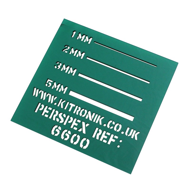 Perspex Sheet (Transparent) 3mm, sample – Kitronik Ltd
