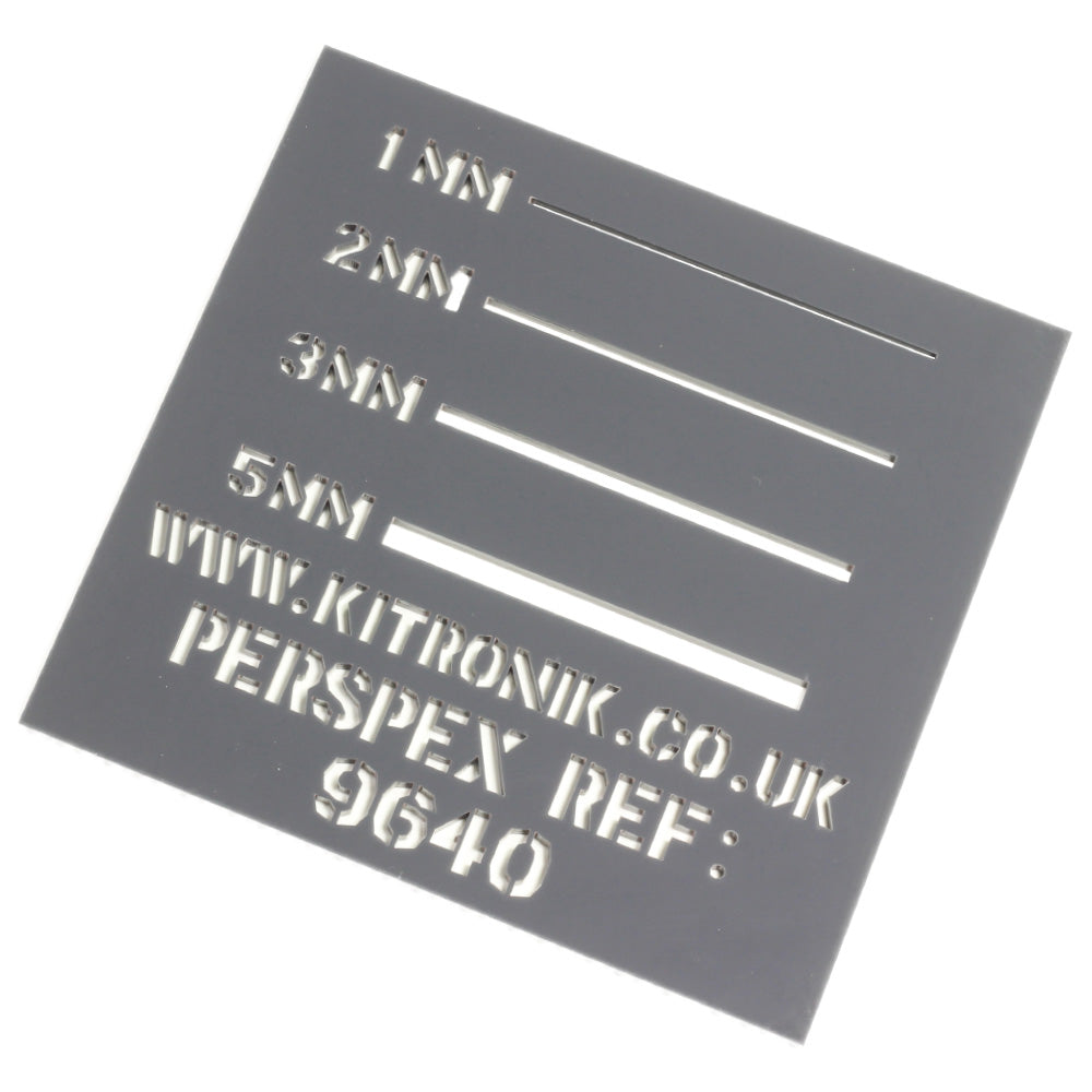 Perspex Sheet (Opaque) 3mm x 600mm x 400mm – Kitronik Ltd