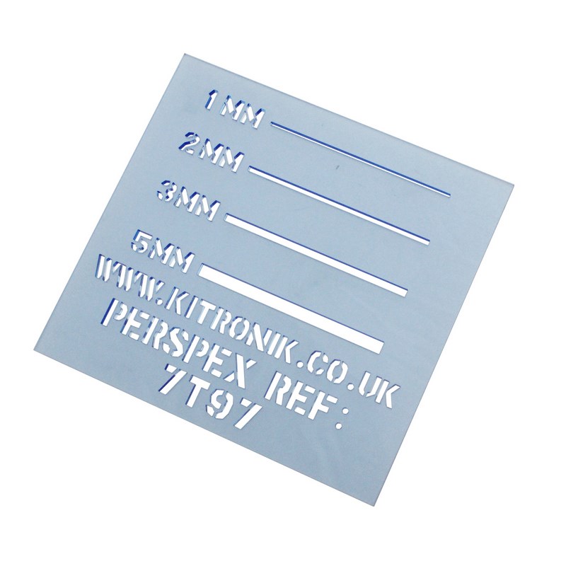 Perspex Sheet (Fluorescent) 3mm x 1000mm x 600mm – Kitronik Ltd