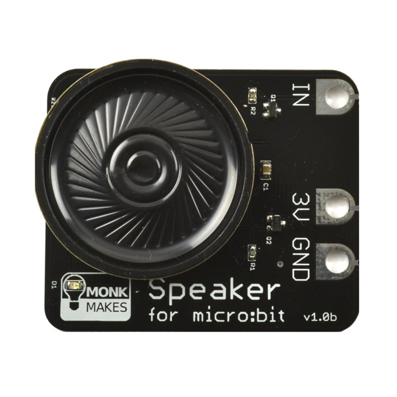 Monk Makes - Powered speaker board for micro:bit – Kitronik Ltd