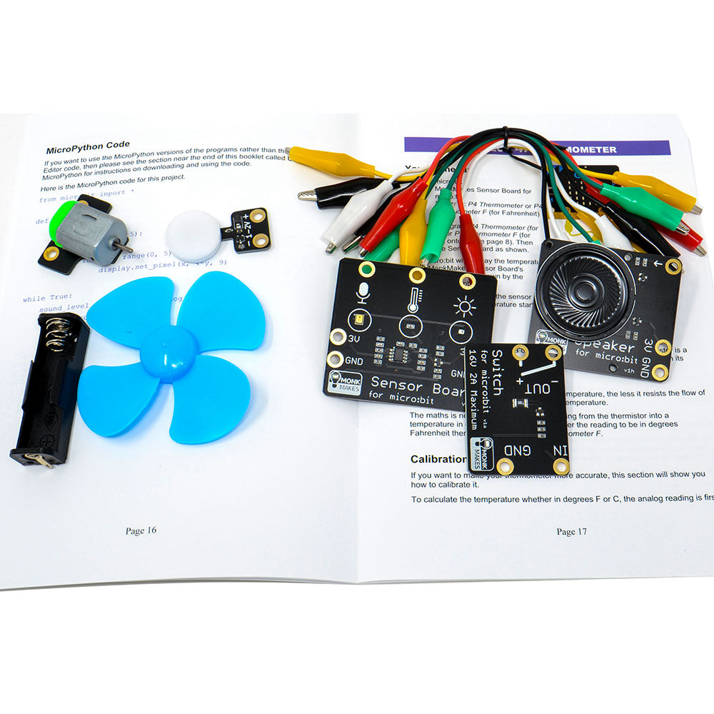Monk Makes - Electronic Starter Kit for micro:bit – Kitronik Ltd
