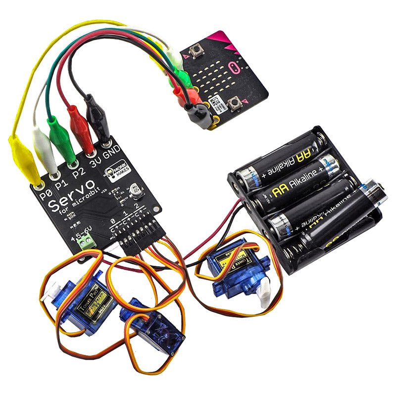 Monk Makes - Servo kit for micro:bit – Kitronik Ltd