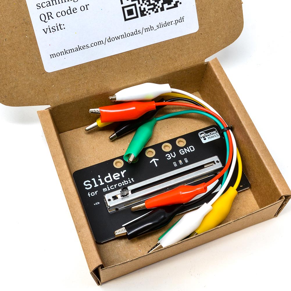 Monk Makes Slider for micro:bit – Kitronik Ltd