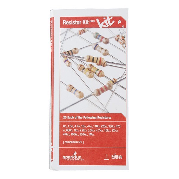 Resistor Kit - 1/4W (500 total) – Kitronik Ltd