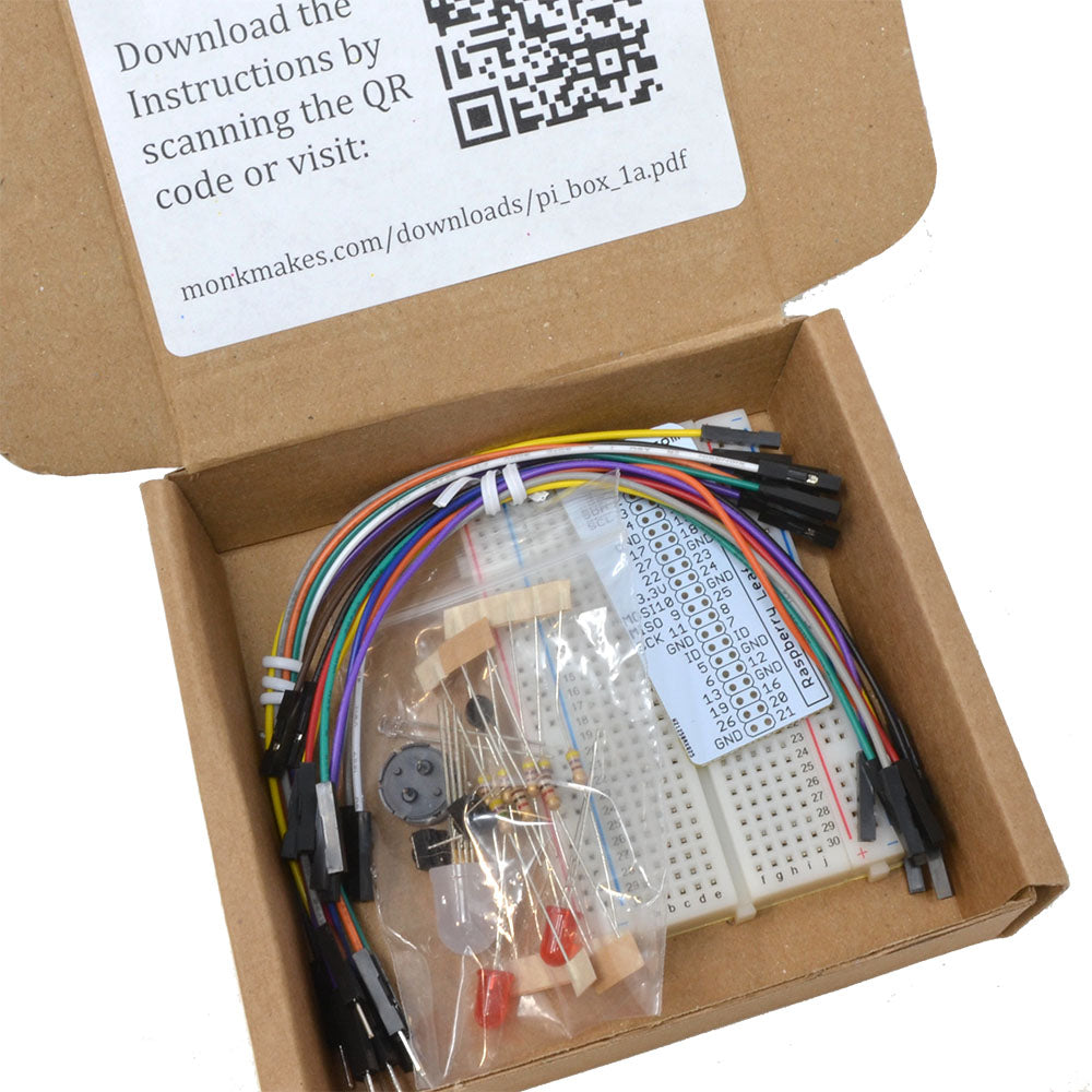 Monk Makes Project Box 1 for Raspberry Pi – Kitronik Ltd