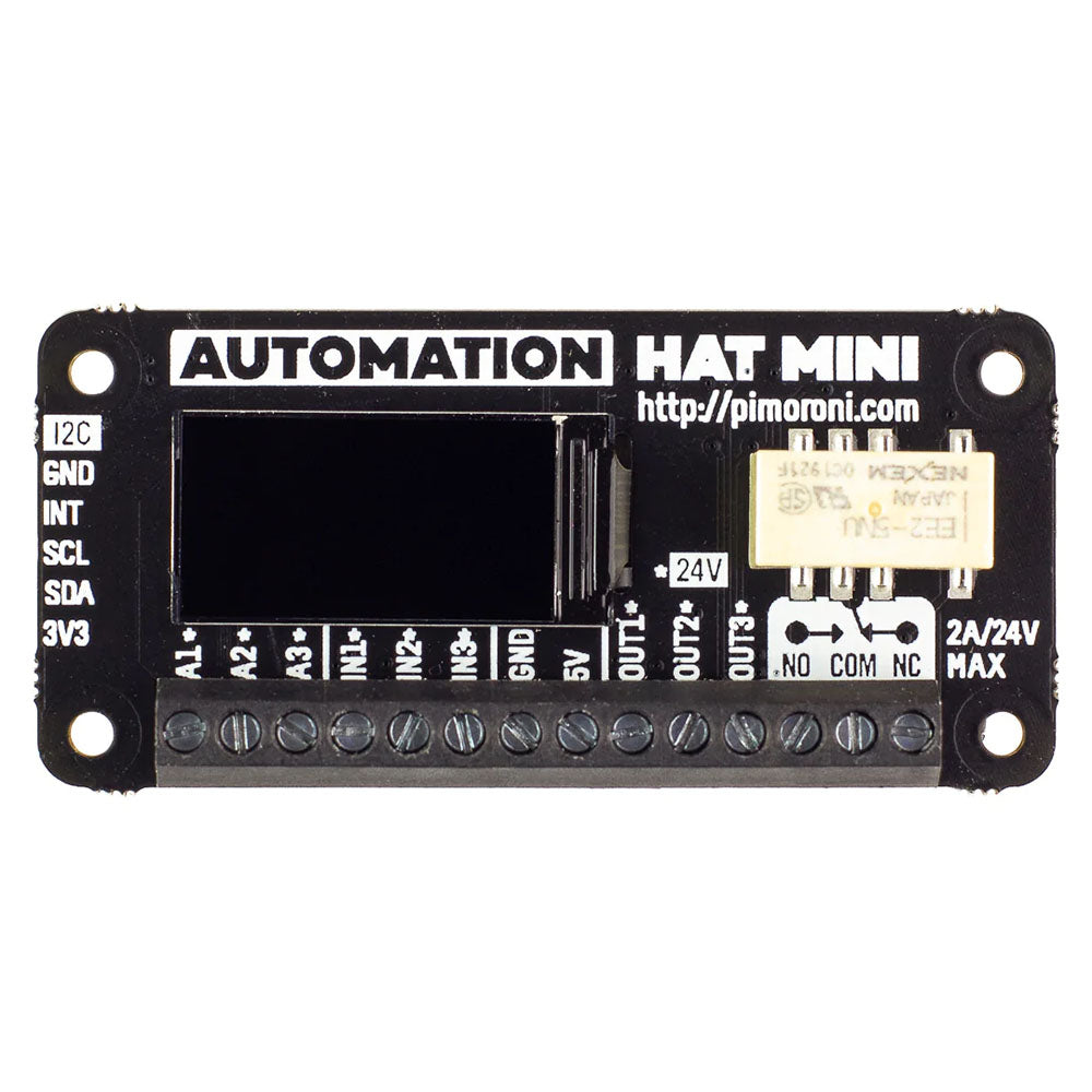 Pimoroni - Automation HAT Mini for Raspberry Pi – Kitronik Ltd
