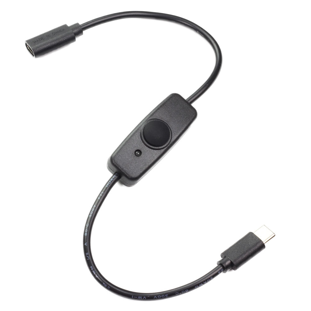 On/off switch adapter for Pi power supply (USB-C Female to Male ...