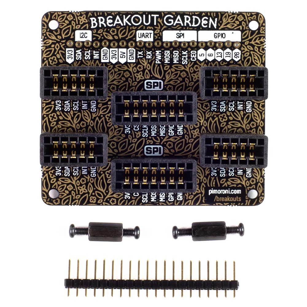 Pimoroni Breakout Garden For Raspberry Pi I2c Spi Kitronik Ltd