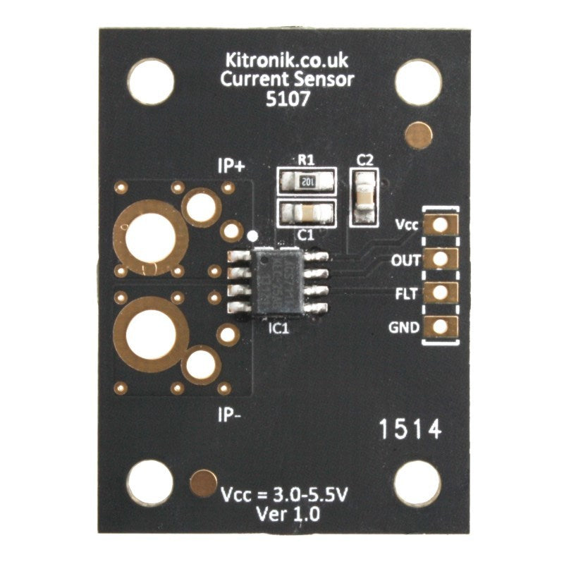Kitronik Current Sensor Breakout Board (ACS711) – Kitronik Ltd