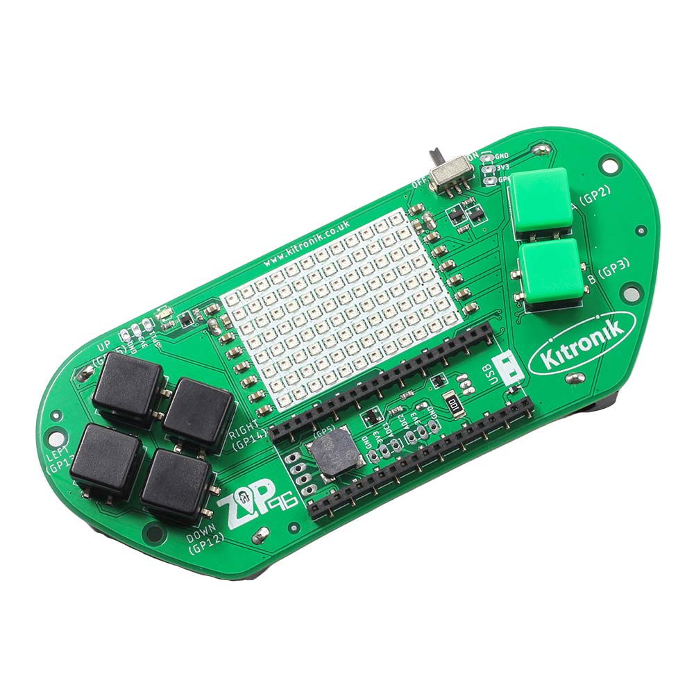 Kitronik ZIP96 Retro Gamer for Raspberry Pi Pico – Kitronik Ltd