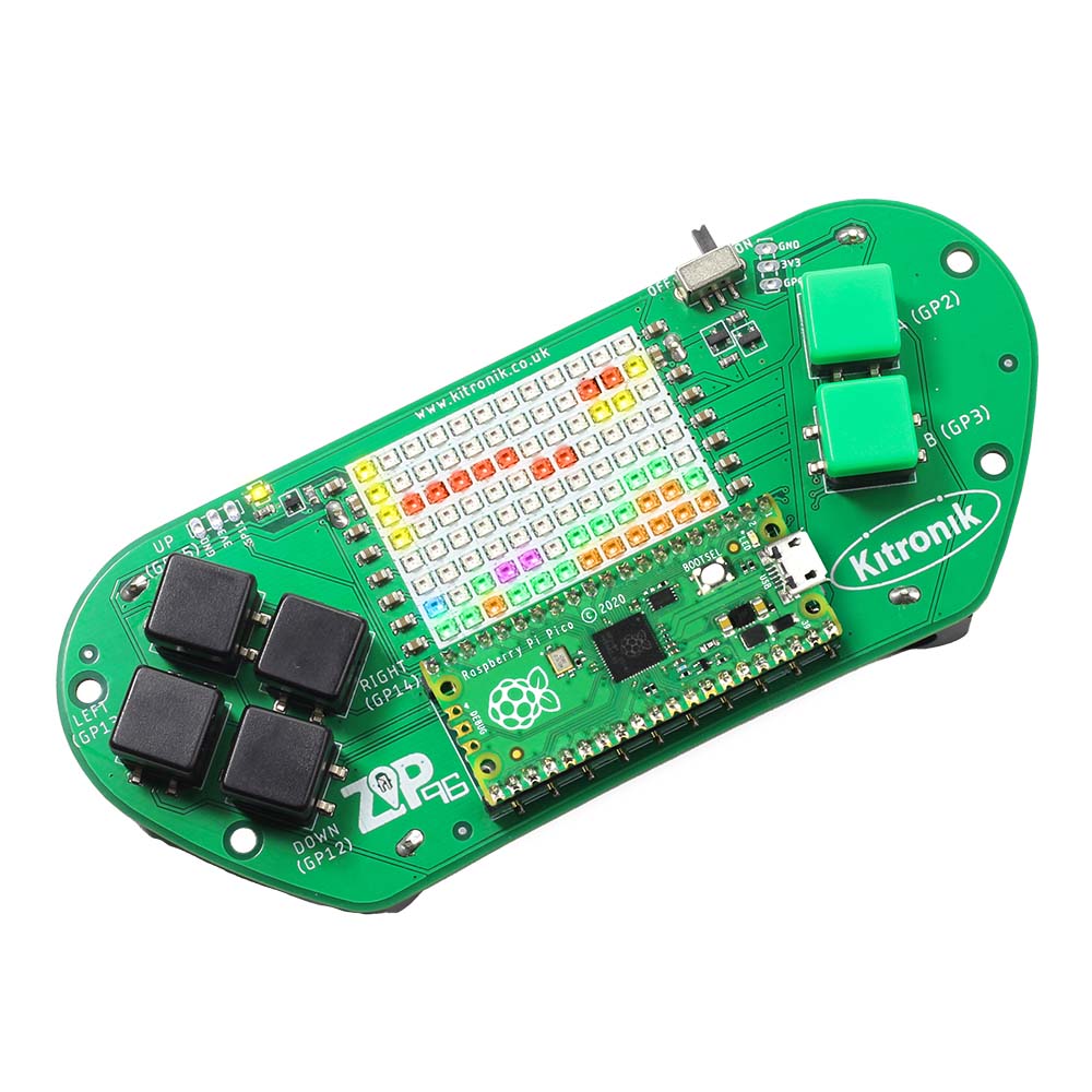 Kitronik ZIP96 Retro Gamer for Raspberry Pi Pico – Kitronik Ltd