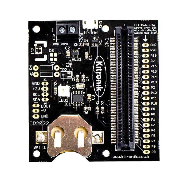Clock Board (RTC) for the BBC micro:bit – Kitronik Ltd