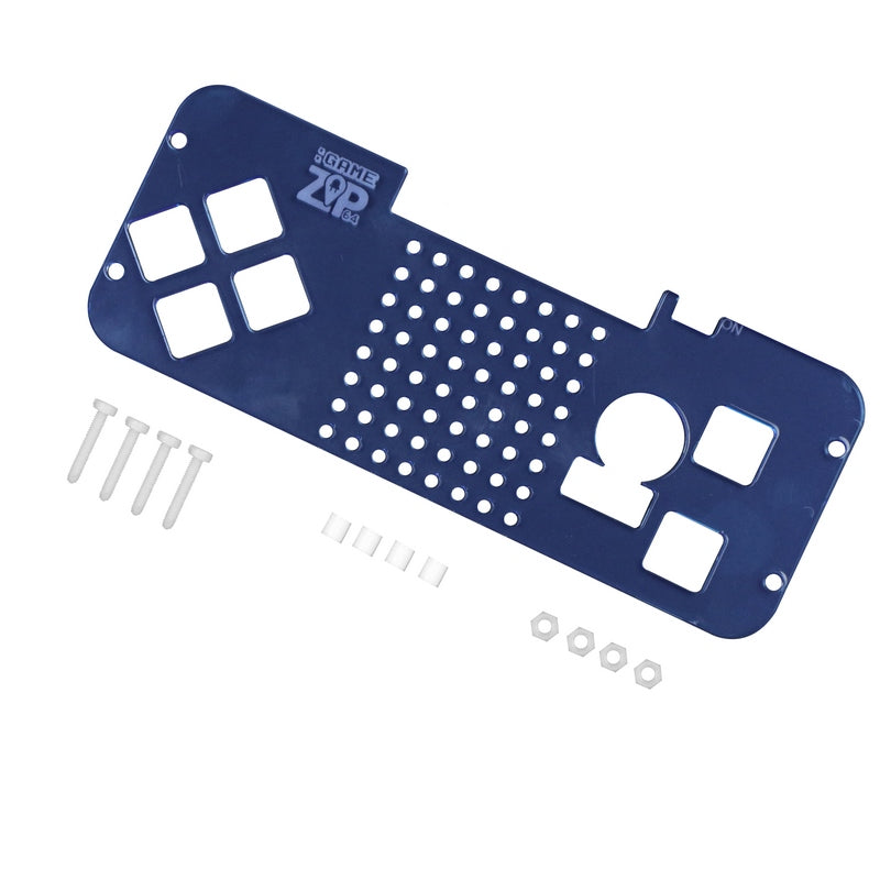:GAME ZIP 64 Laser cut cover - Blue – Kitronik Ltd