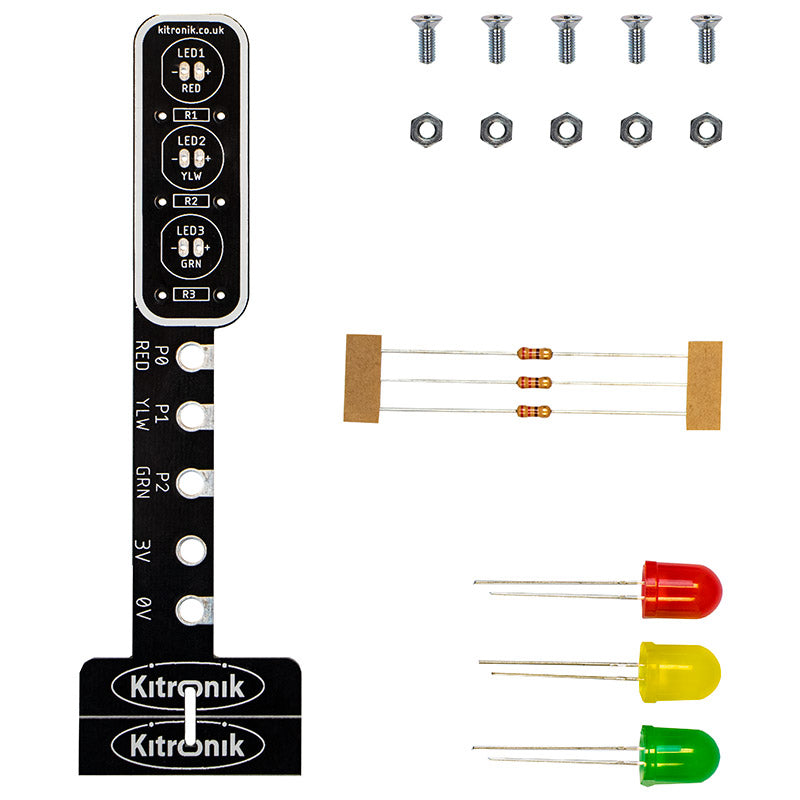 Kitronik STOP:bit - Traffic Light for BBC micro:bit (Kit) – Kitronik Ltd