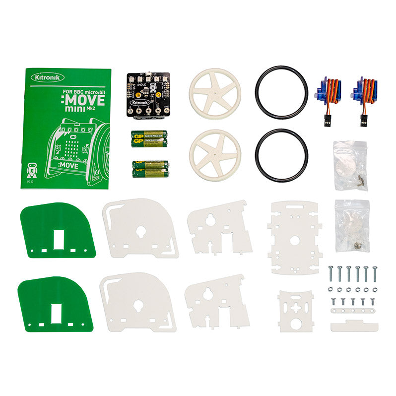 Kitronik :MOVE mini MK2 buggy kit (excl micro:bit) – Kitronik Ltd