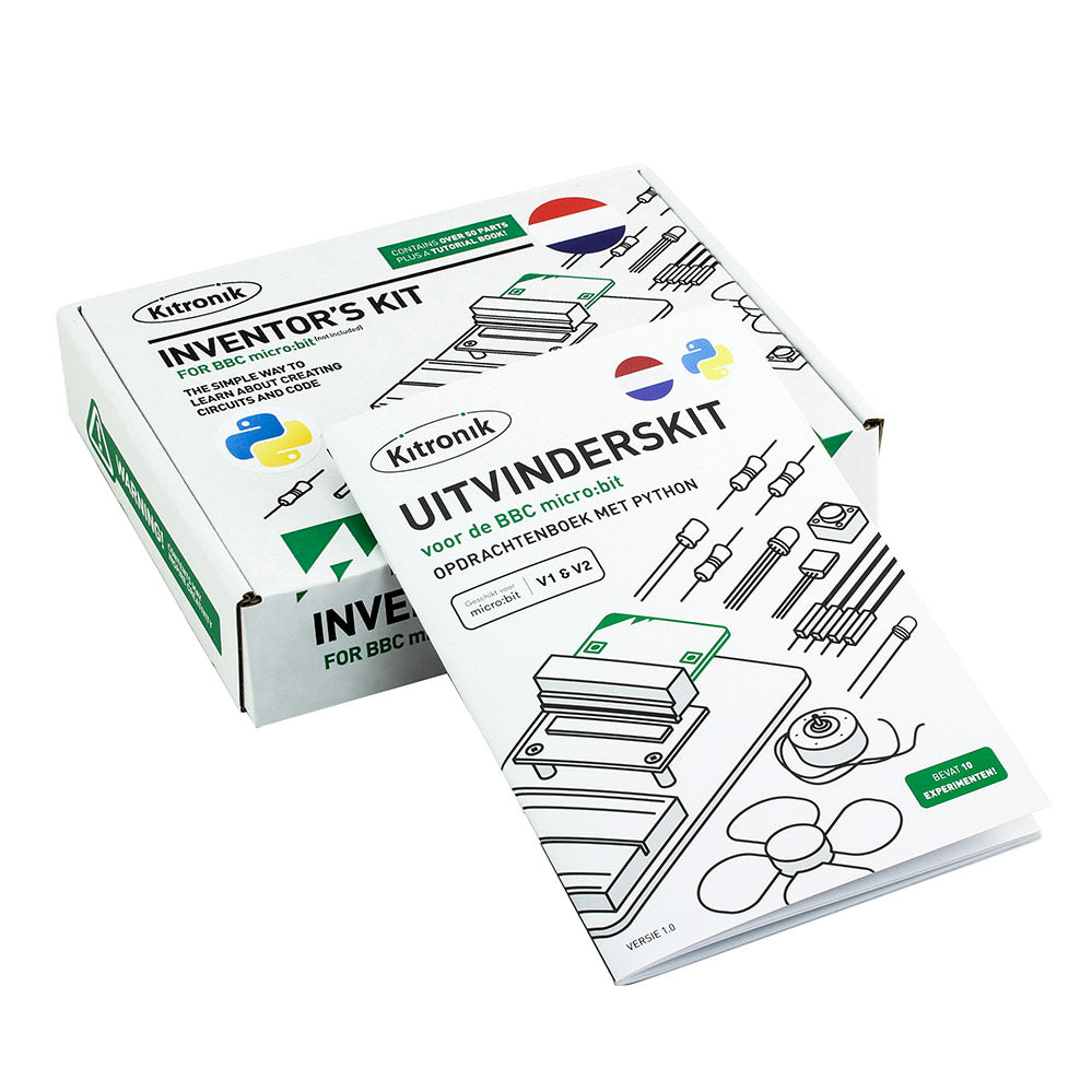 Kitronik micro:bit Inventors Kit - Python version - Dutch – Kitronik Ltd