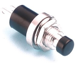 Miniature Push to Break Switch, Black, pack of 10 – Kitronik Ltd