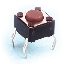Flat Profile Tact Switch, pack of 25 – Kitronik Ltd