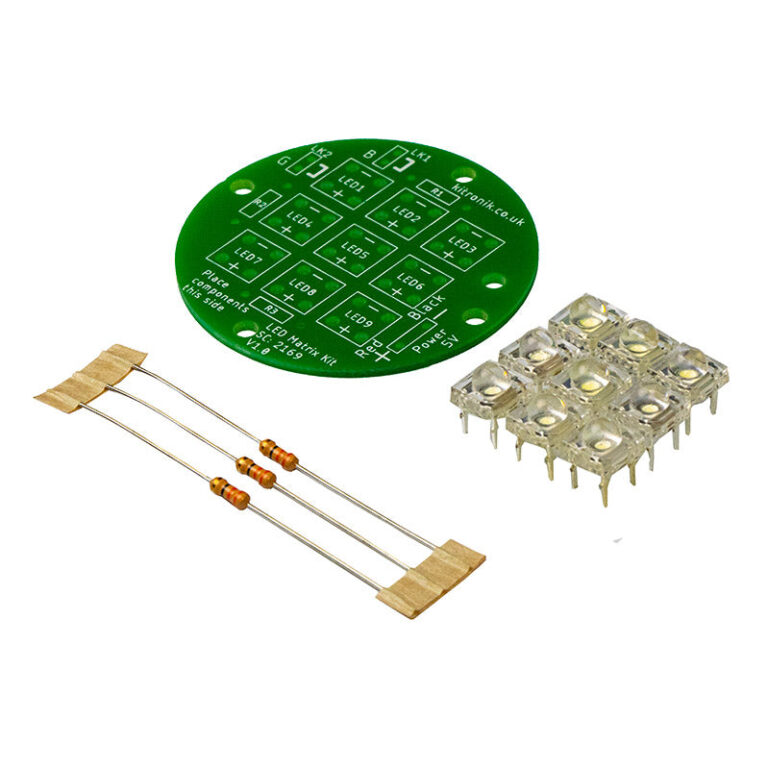 Kitronik Round 5V LED Matrix Lamp Kit – Kitronik