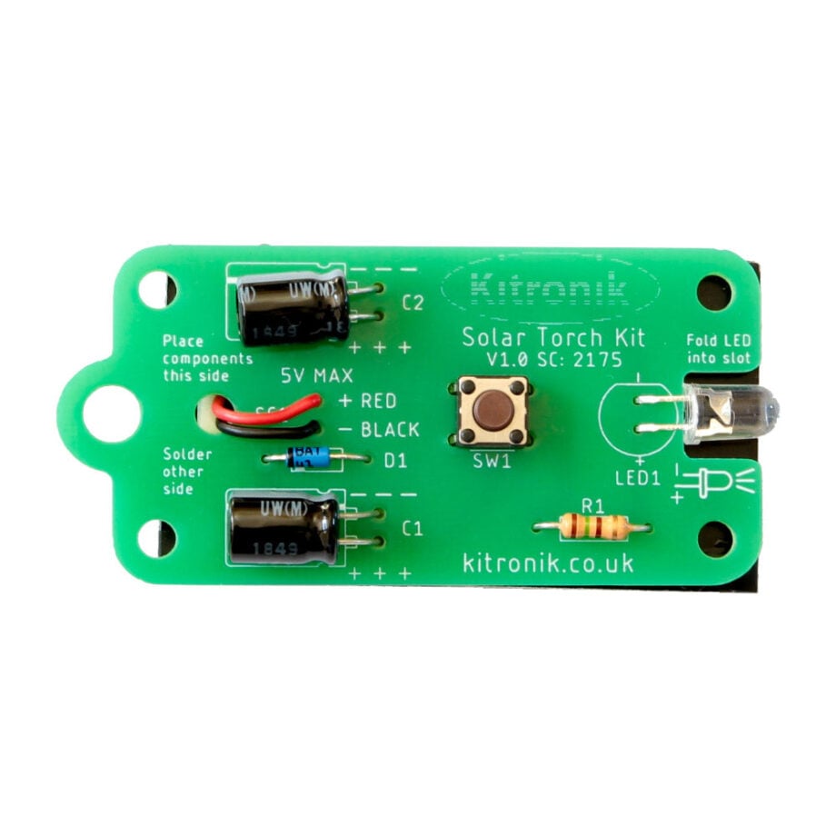 Kitronik Solar Torch Kit – Kitronik