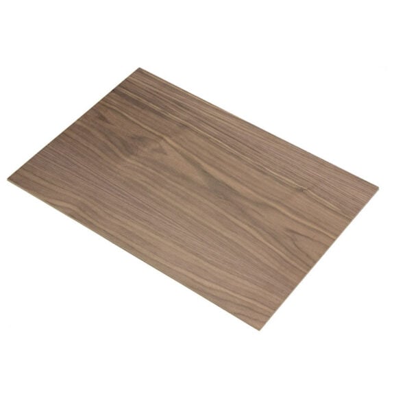 4mm American Black Walnut Veneered MDF, 600mm x 300mm Sheet – Kitronik